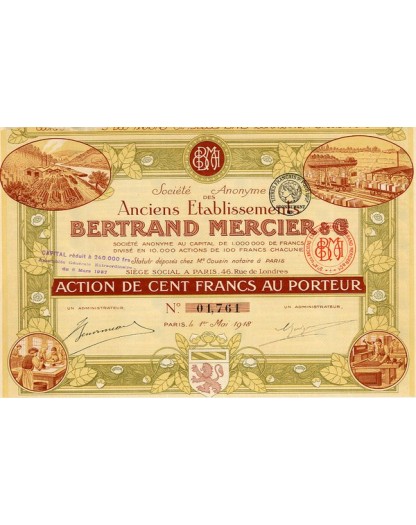 S.A. des Anciens Ets Bertrand Mercier & Cie