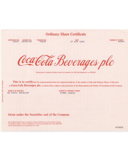 Coca-Cola Beverages plc