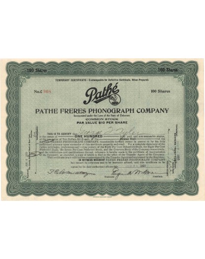 Pathé - Pathé Frères Phonograph Company