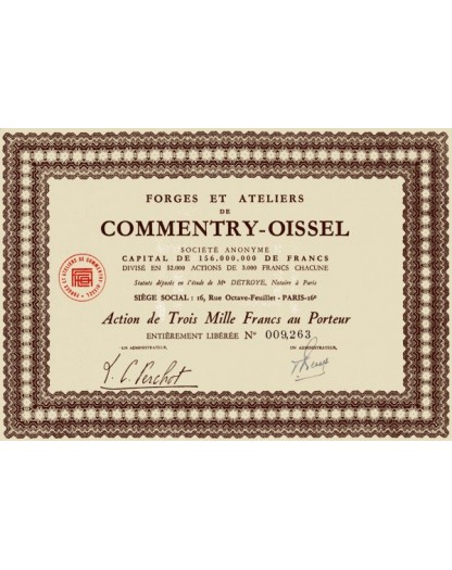 Forges et Ateliers de Commentry-Oissel